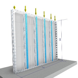 Parete in kit | Strutture modulari | Tettofacile